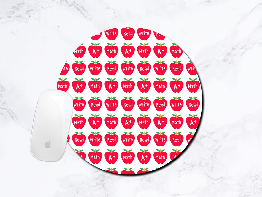 Apple Mouse Pad, Classroom Decor, Teacher Gift - Etsy