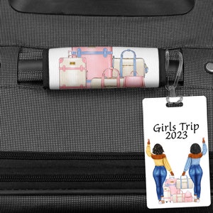 Best Friends Tag Personalized Vacation Tag Travel Bag Tag - Etsy