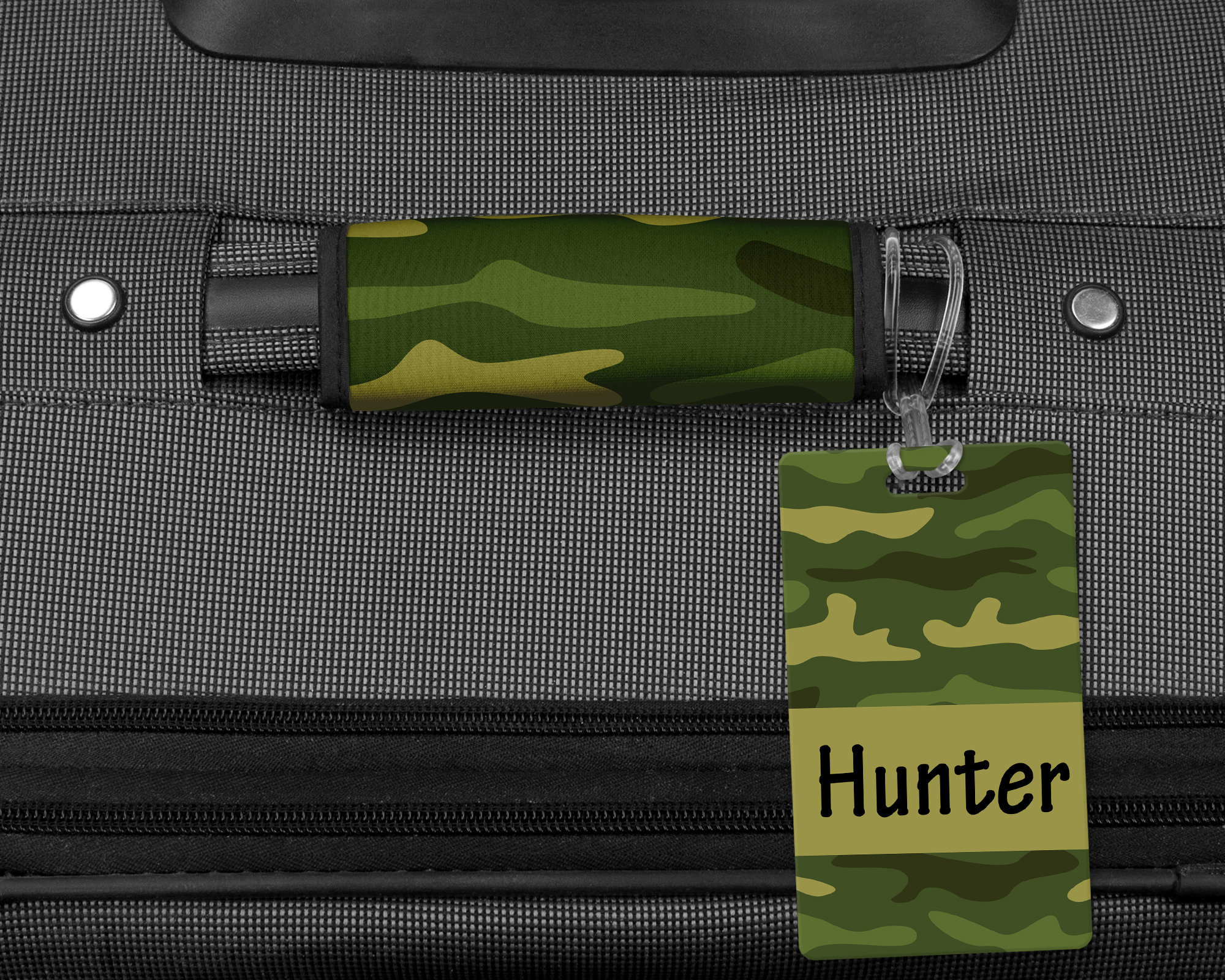 Personalized Luggage Tag Backpack Camo Tag Camouflage Tag | Etsy