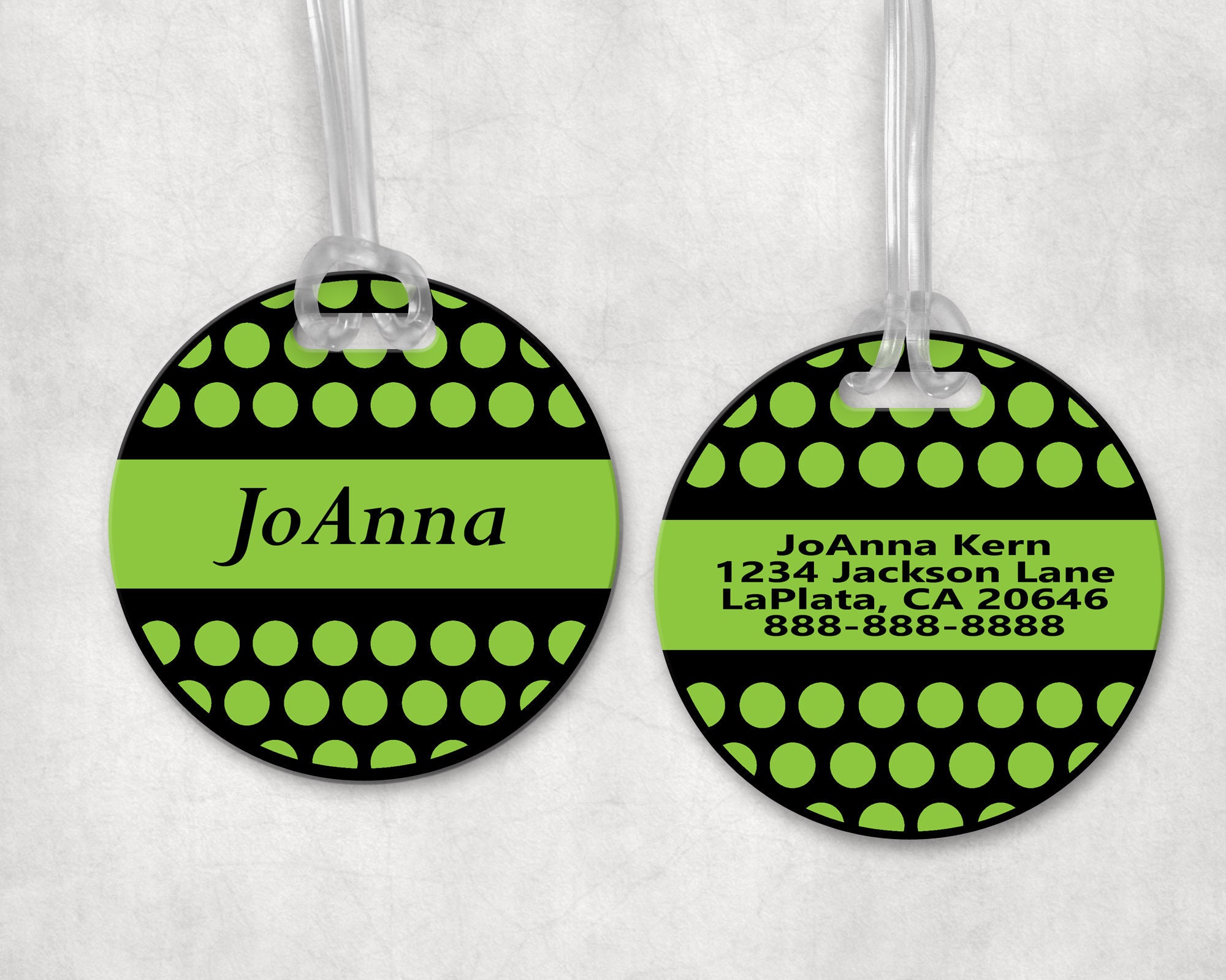 Golf Ball Bag Tag, Personalized Golf Ball Tag, Custom Sports Bag Tag ...