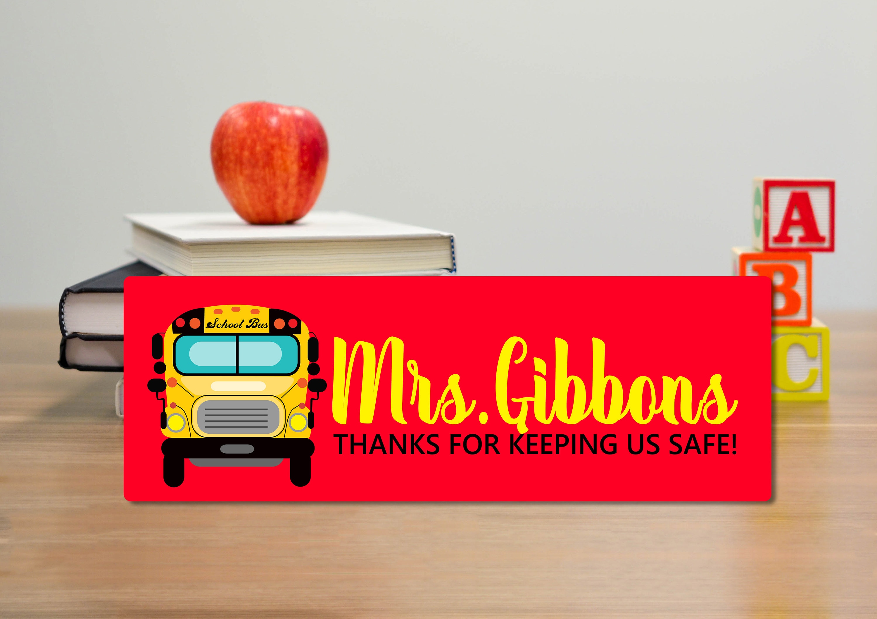 Personalized Bus Driver Sign Aluminum Teacher Sign Bus - Etsy