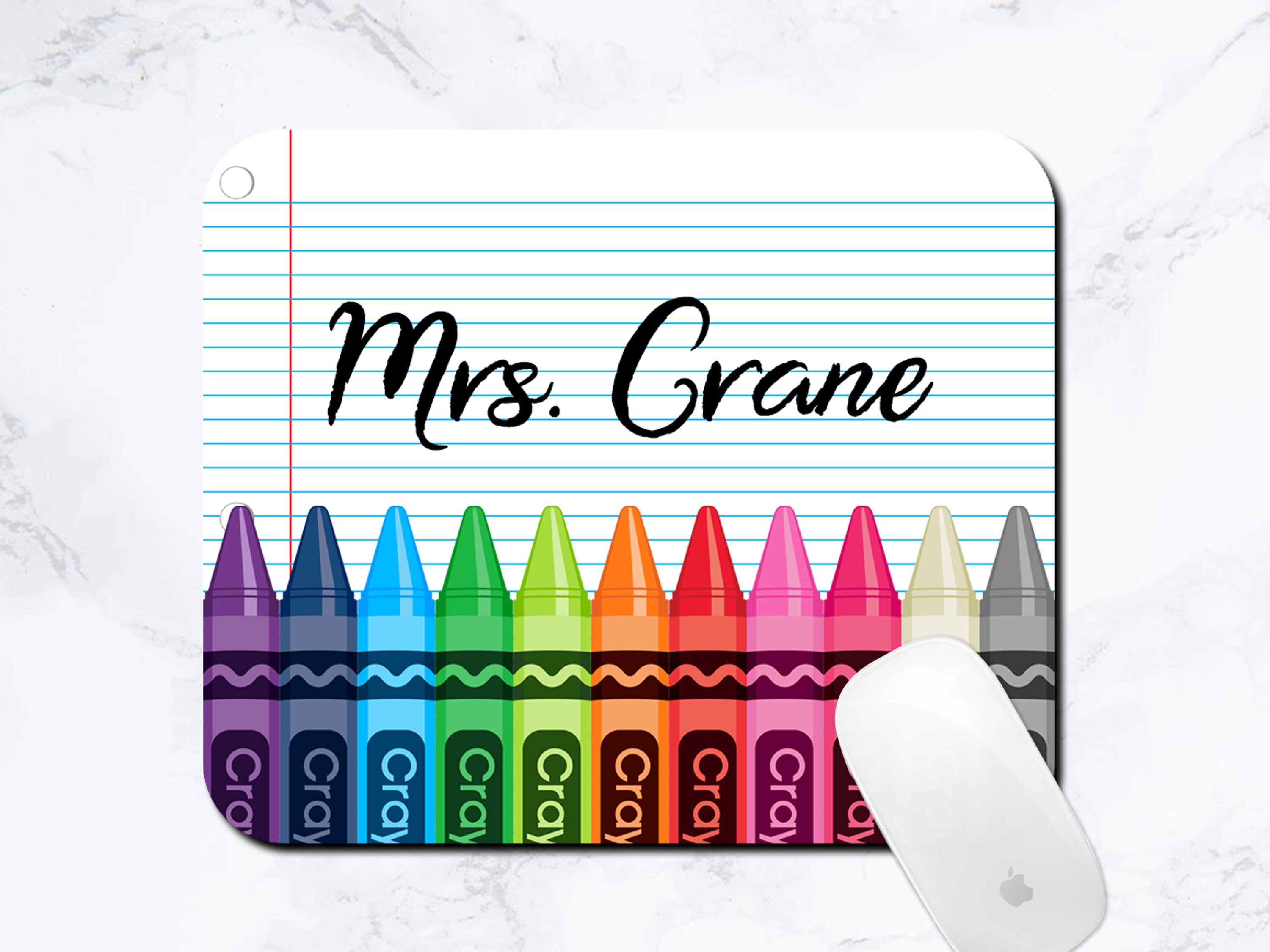 Art Teacher Gift Teacher Mouse Pad Christmas Gift for - Etsy