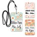 Personalized Lanyard Hall Pass, Teacher Lanyard Classroom Pass, Gift ...