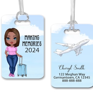 Best Friends Tag, Personalized Vacation Tag, Travel Bag Tag, Backpack ...