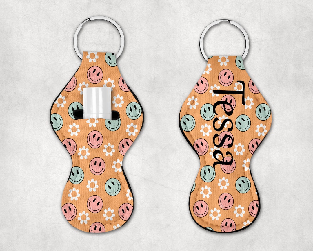 Smiley Face Chapstick Holder, Chapstick Keychain, Party Favors ...
