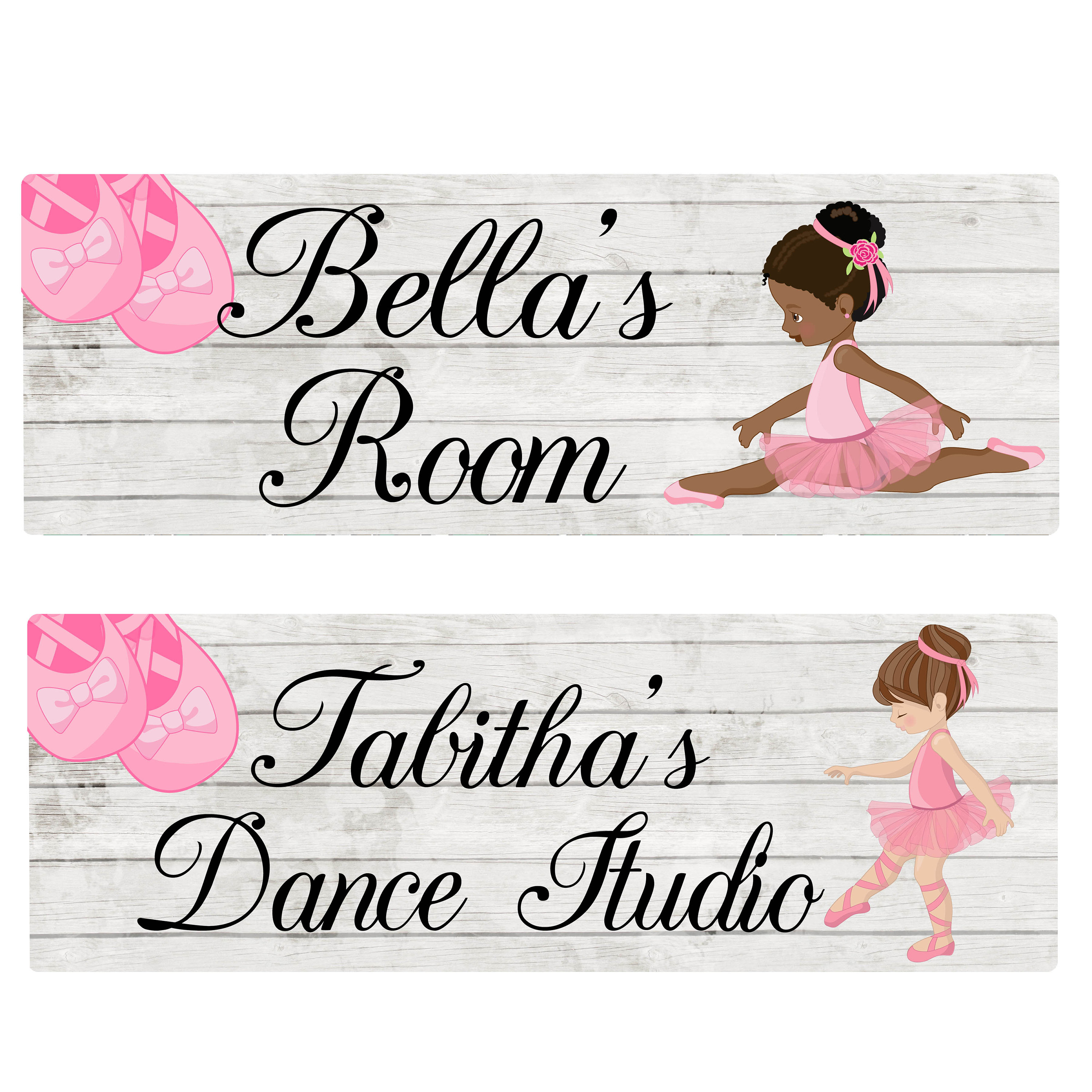 Personalized Ballet Door Sign Kids Aluminum Door Sign - Etsy