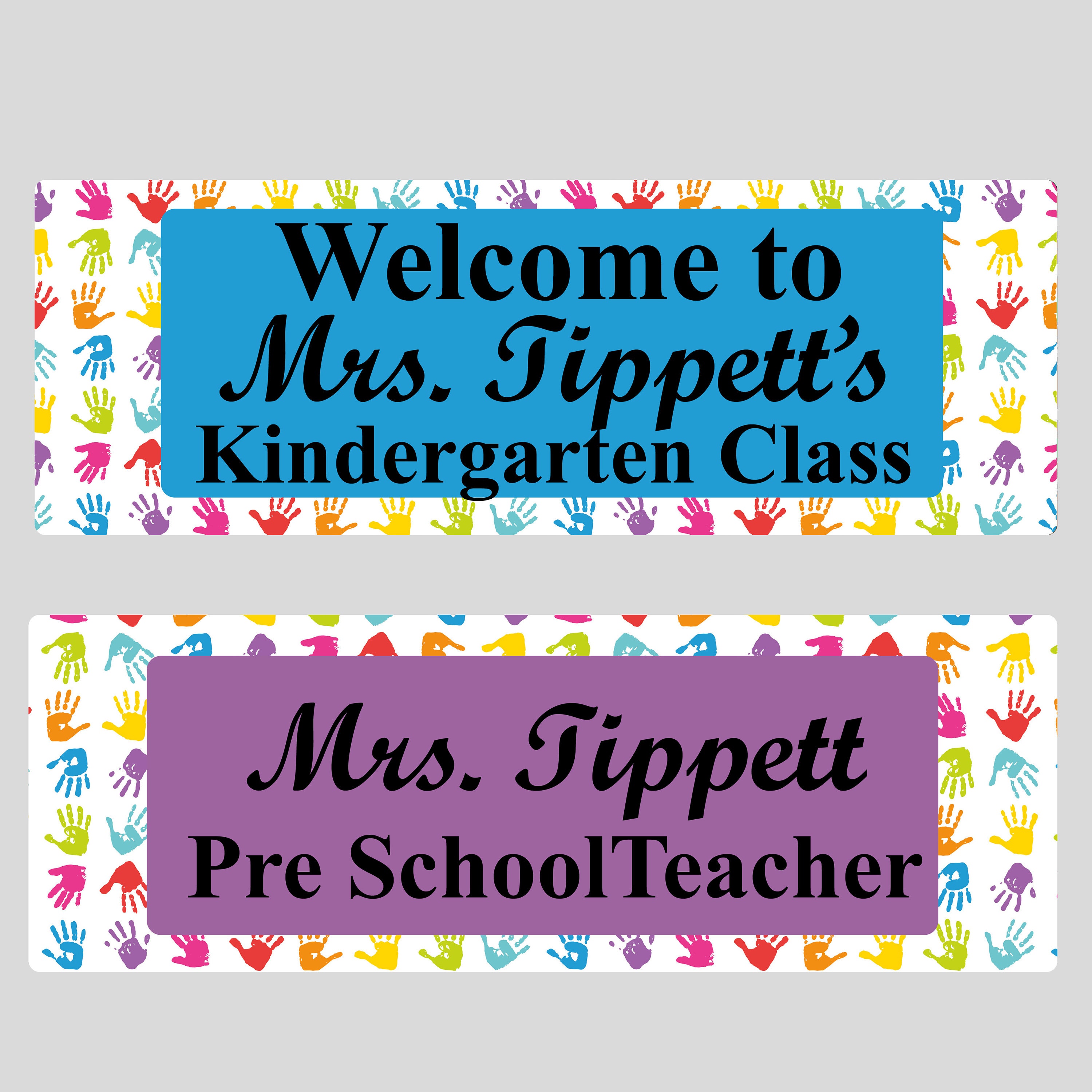 Personalized Teacher Signs Aluminum Teacher Sign Gift for | Etsy