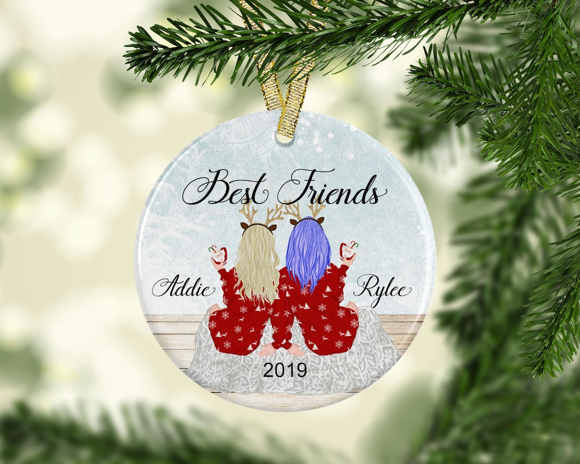 Personalized Best Friend Ornament Custom Gift Best Friends - Etsy