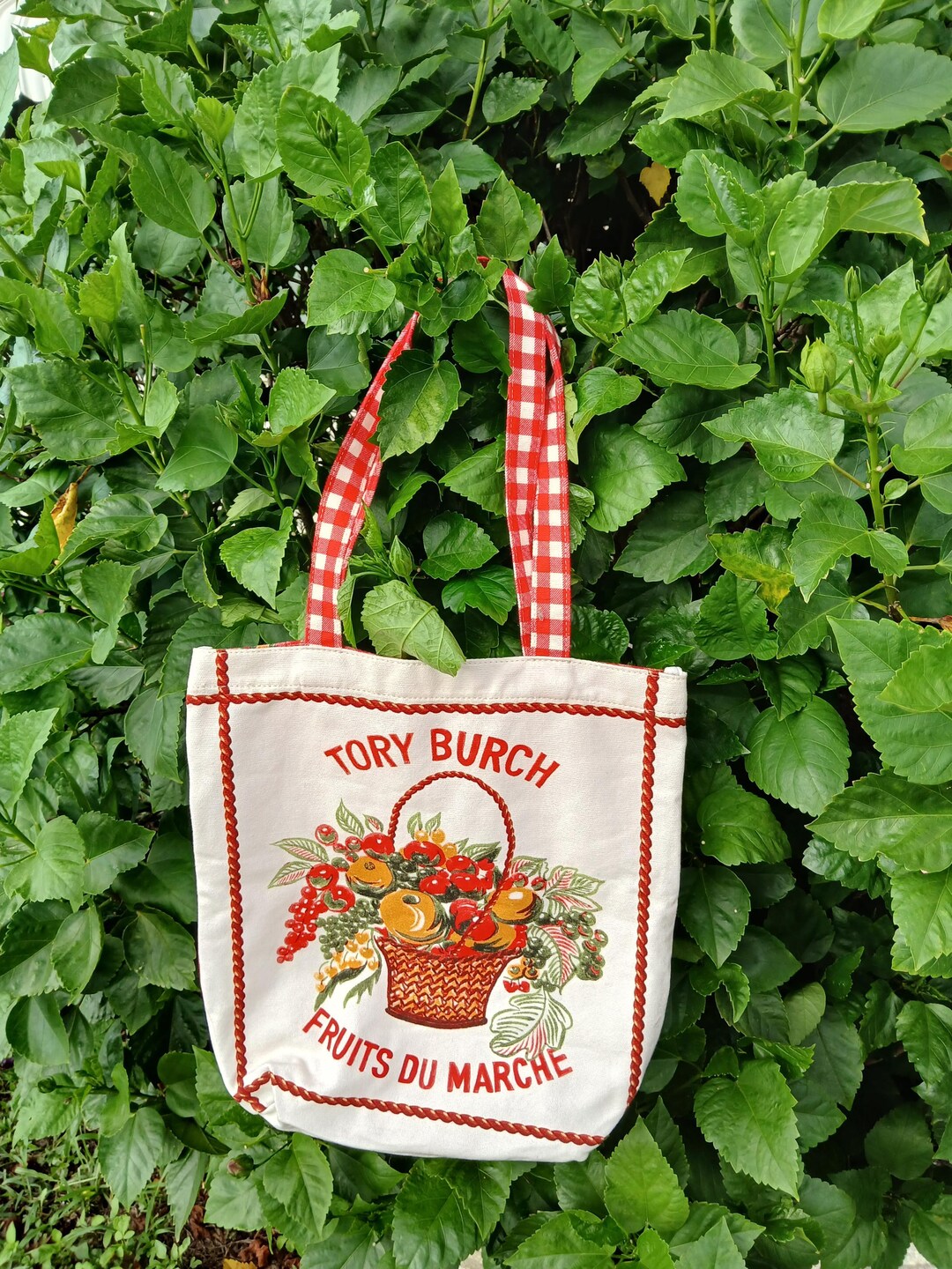 RARE Retro Tory Burch Fruits Du March Tote - Etsy