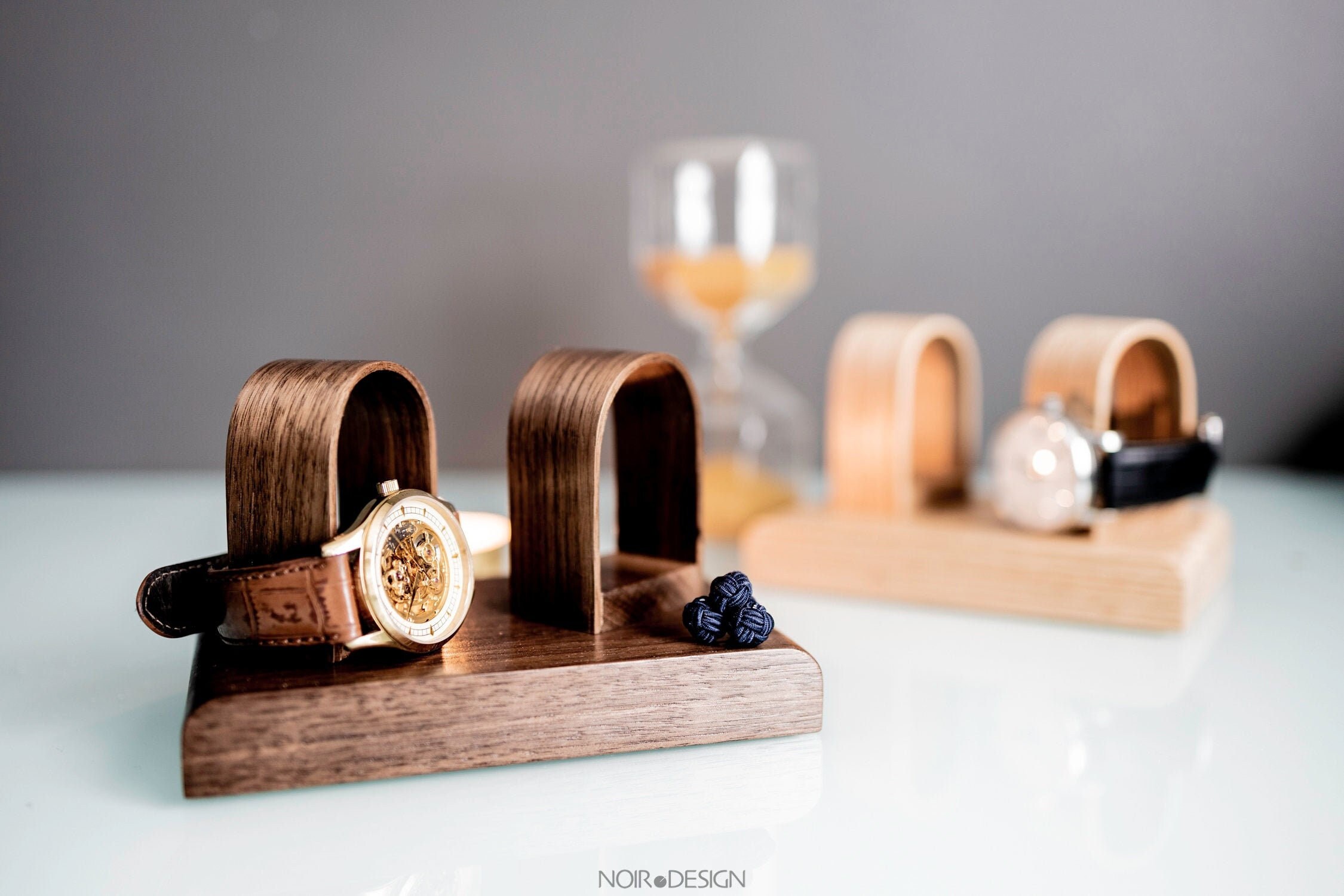 Luxury Watch Stand Holds for 2 Watches - Personalised Anniversary ...