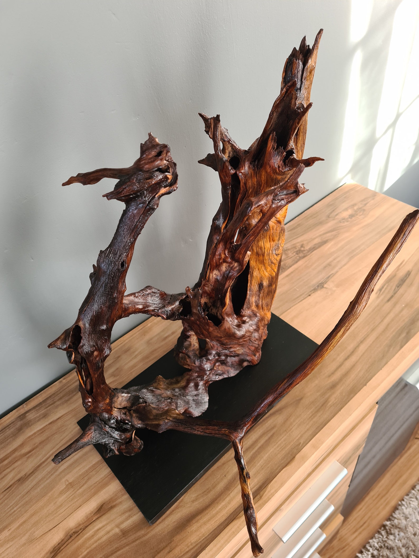 Modern Abstract 3d Wood Sculpture Decor Art Tree Wood Natural | Etsy UK