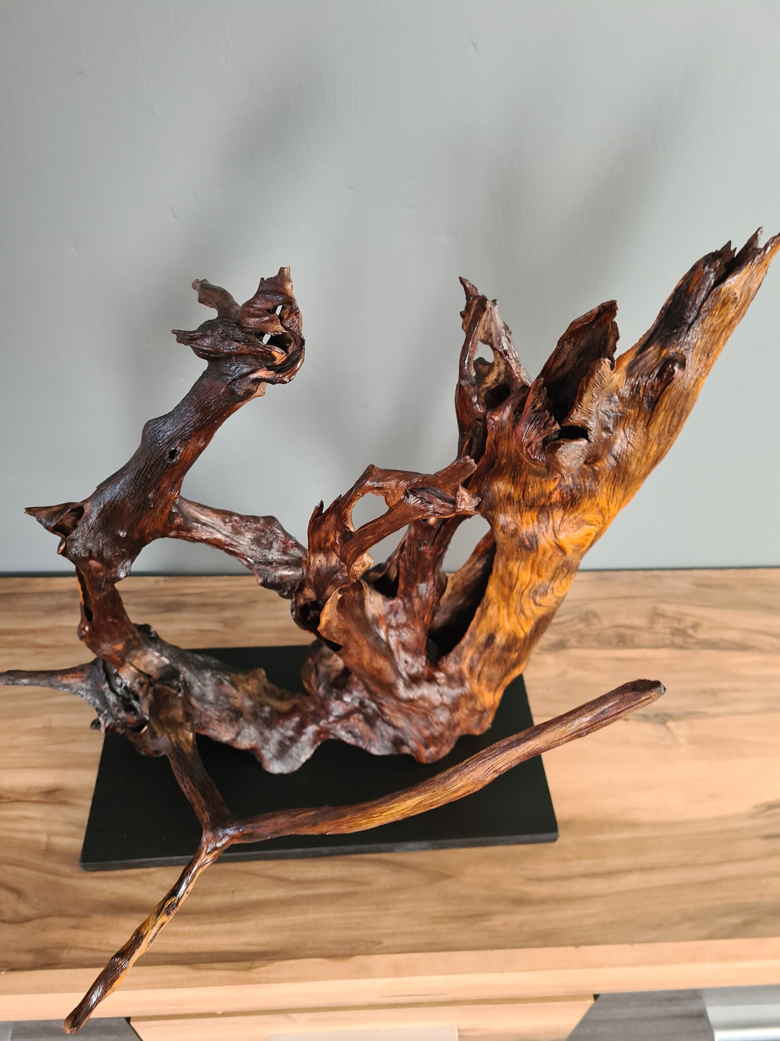 Modern Abstract 3d Wood Sculpture Decor Art Tree Wood Natural | Etsy UK