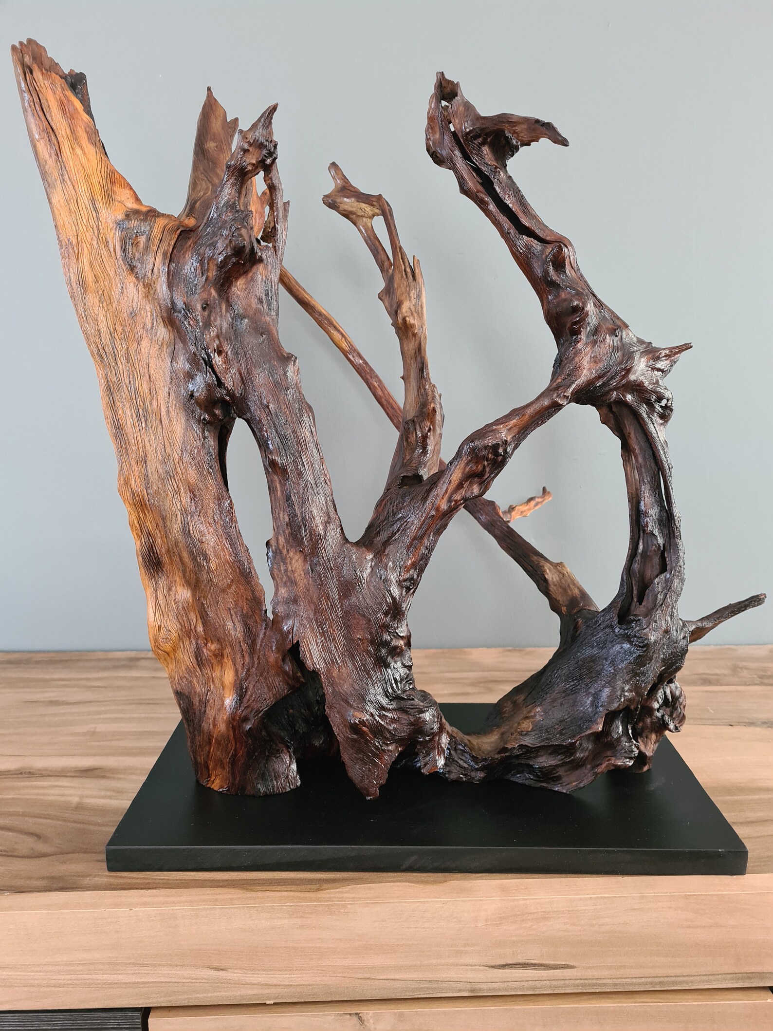 Modern Abstract 3d Wood Sculpture Decor Art Tree Wood Natural | Etsy UK