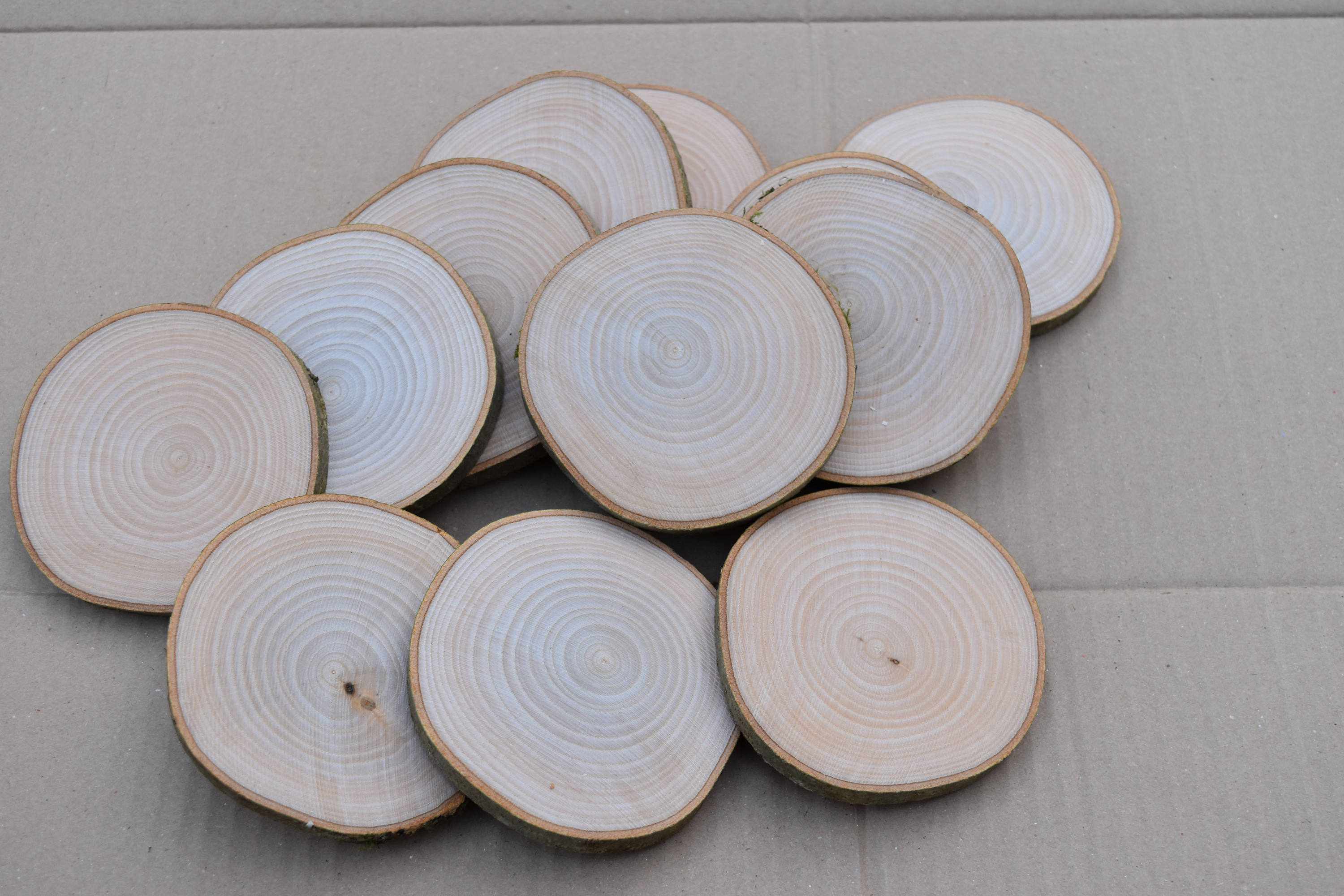 Wood Log Slices Discs Round Wedding Pyrography Rustic DIY - Etsy UK