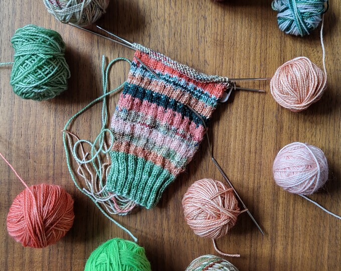 Scrappy Socks and How to Knit Them Instructions. Your Guide in Scrappy ...