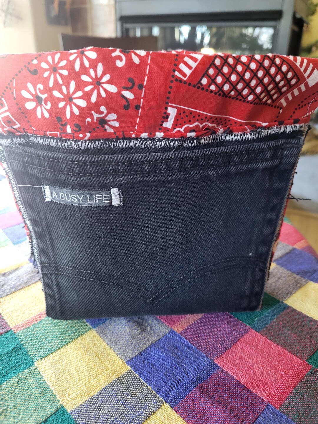 Small Drawstring, Drawstring Bag, Small Project Bag, Small Storage for ...