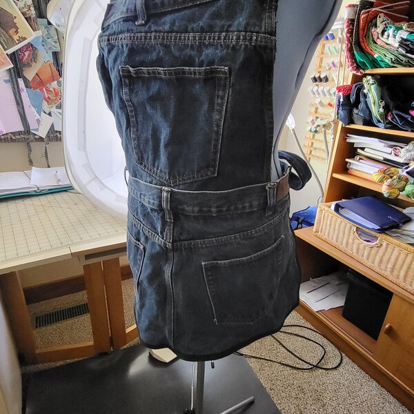Jean Apron - Etsy
