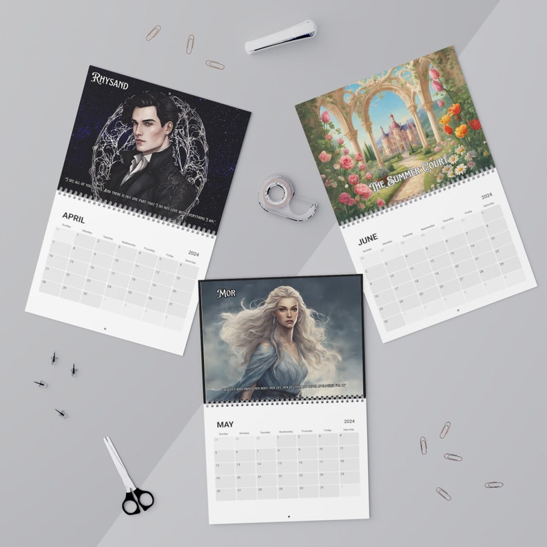 City of Starlight Calendar 2024 With Most Popular Quotes and Characters ...