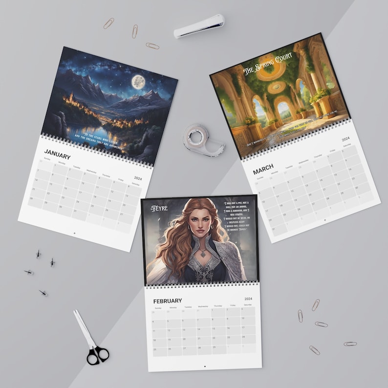 City of Starlight Calendar 2024 With Most Popular Quotes and Characters ...
