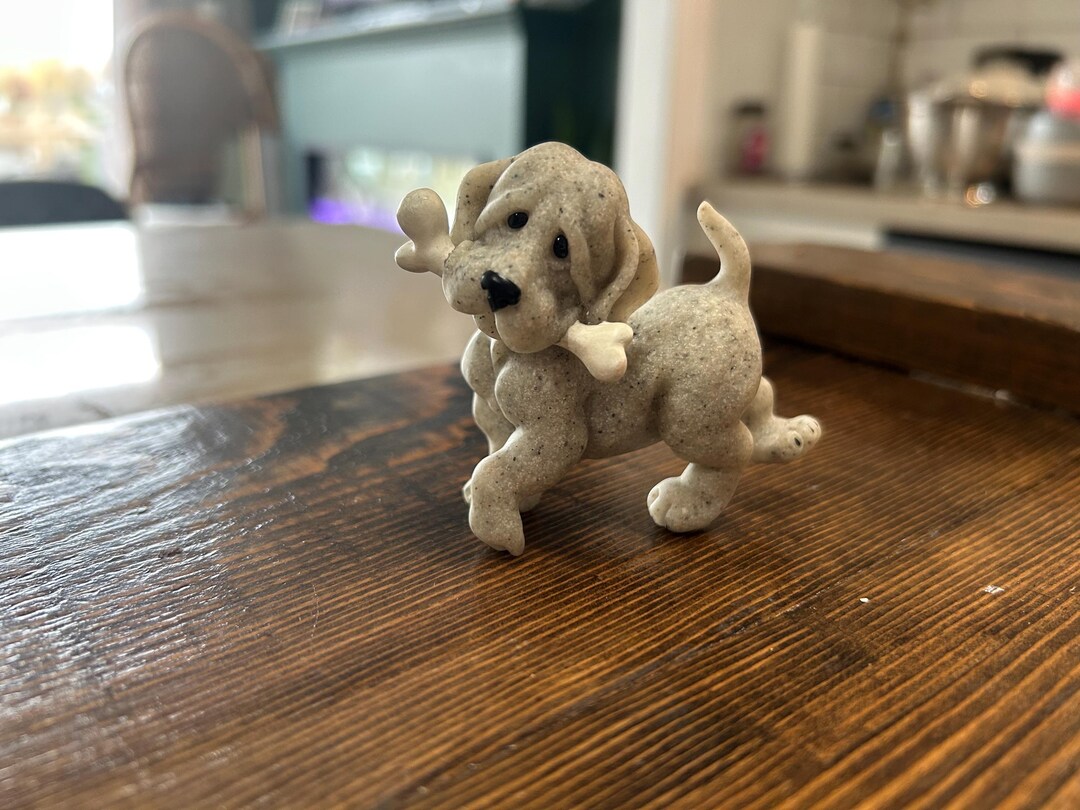Quarry Critters Dog With Bone “pirate” - Etsy