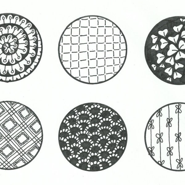 Zen Doodle Patterns - Etsy