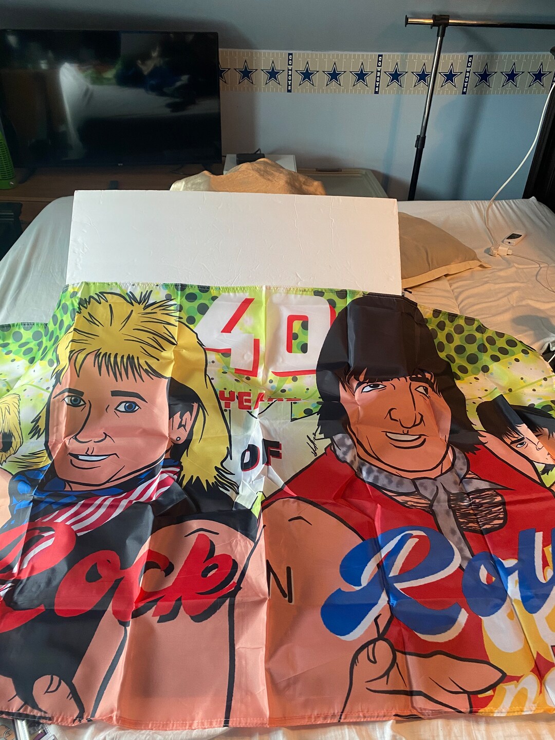 40 Years of Rock N Roll Flag Ricky Morton Robert Gibson Pro - Etsy