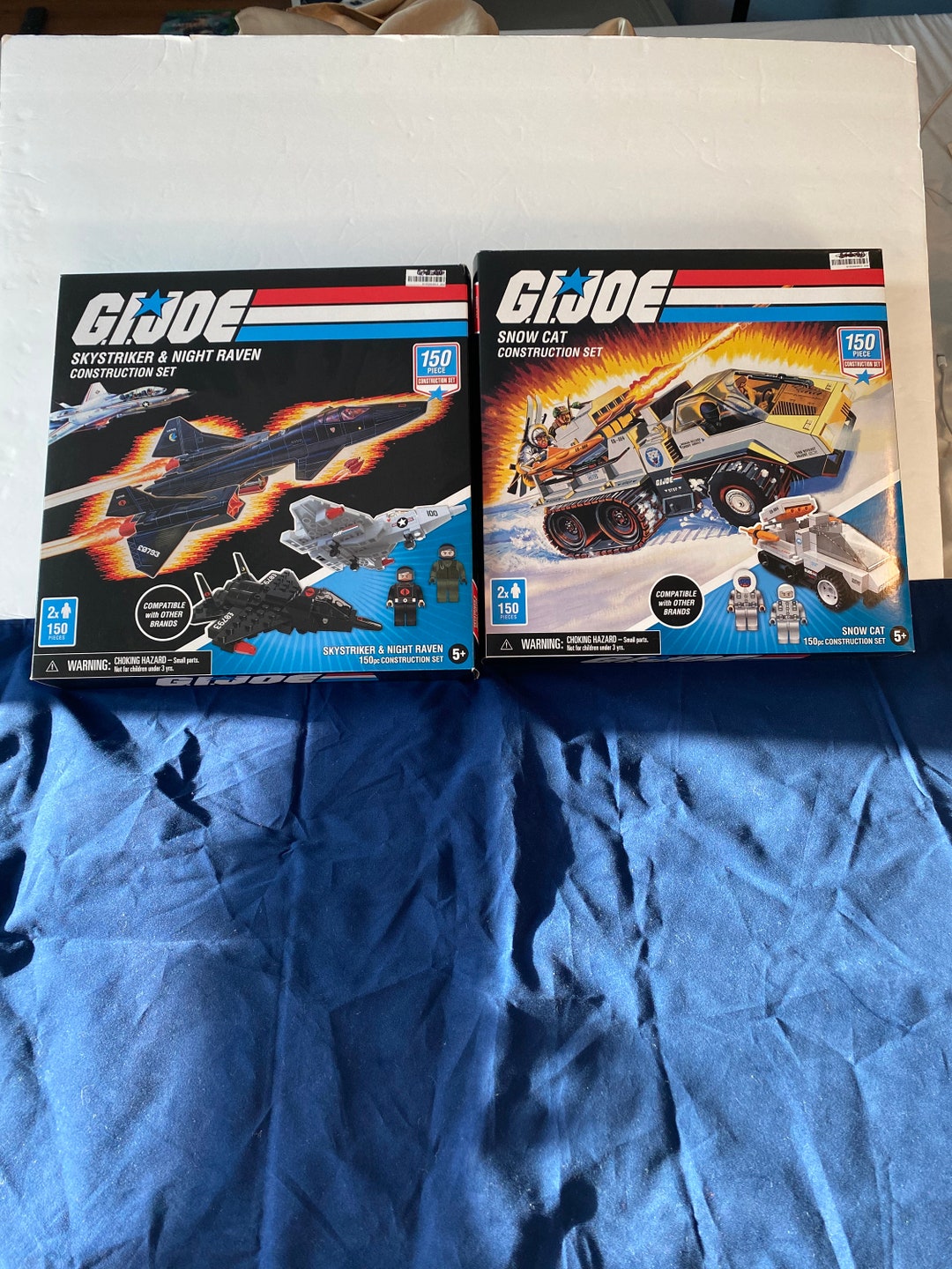 GI Joe Skystriker & Cobra Night Raven and Snow Cat Construction Set 150 ...
