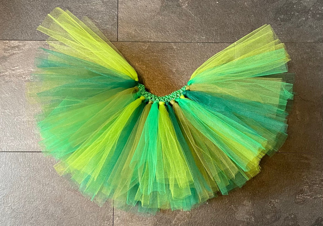Green Dinosaur Tutu, T-rex Tutu, Shades of Green, Woodland Tutu ...