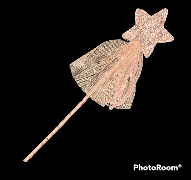 Pink Star Magic Wand Fairy Accessories Godmother Angel | Etsy