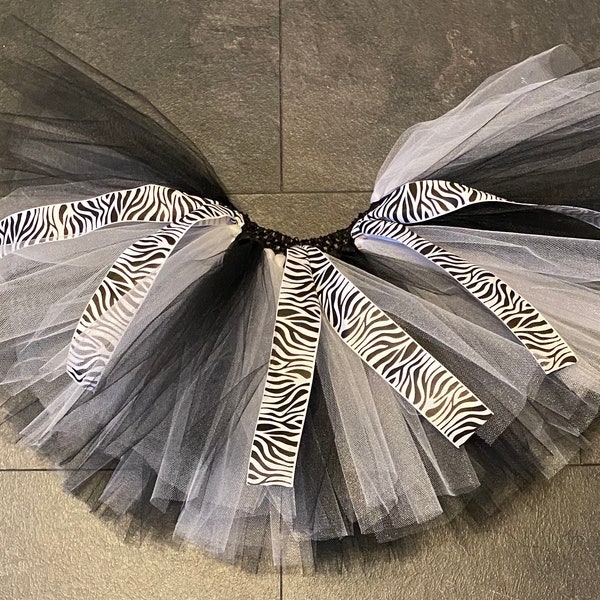 Zebra Tutu - Etsy