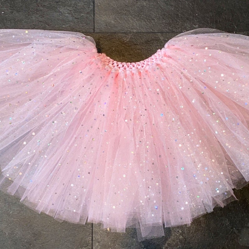 Sparkle Pink Skirt - Etsy UK
