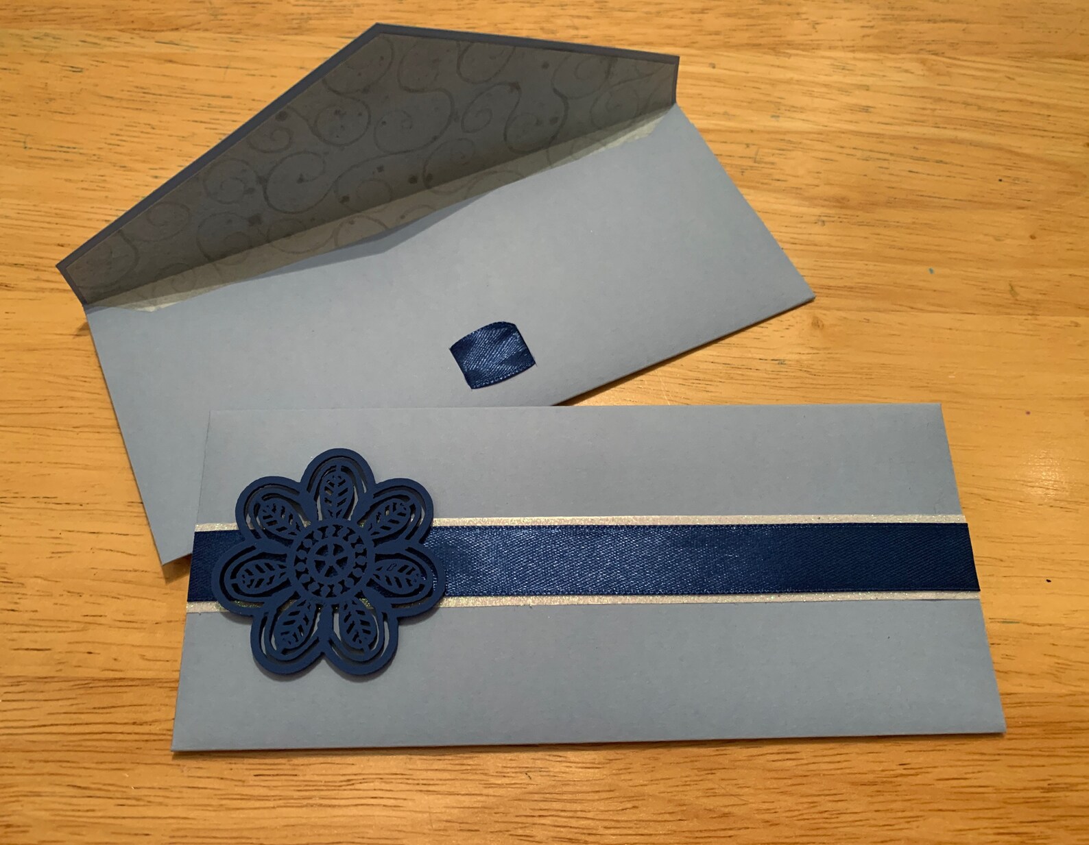 Envelope Money and Cheques Blue and White - Etsy