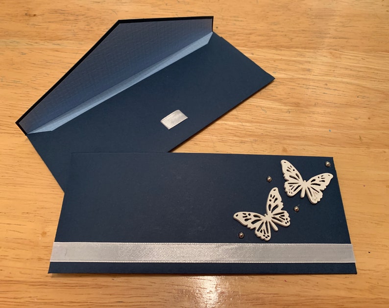 Envelope Money and Cheques Blue and White - Etsy