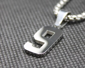 Number 9 Necklace | Etsy