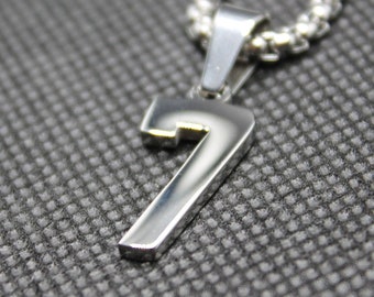Number Pendant - Etsy
