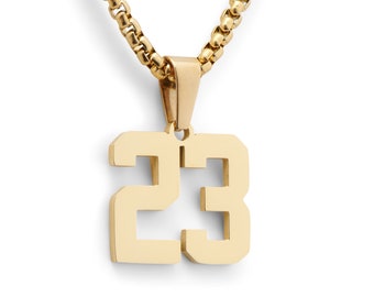 Number Pendant | Etsy