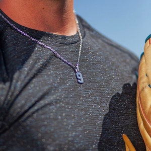 Number Necklace Number 17 Pendant Number Chain Stainless - Etsy