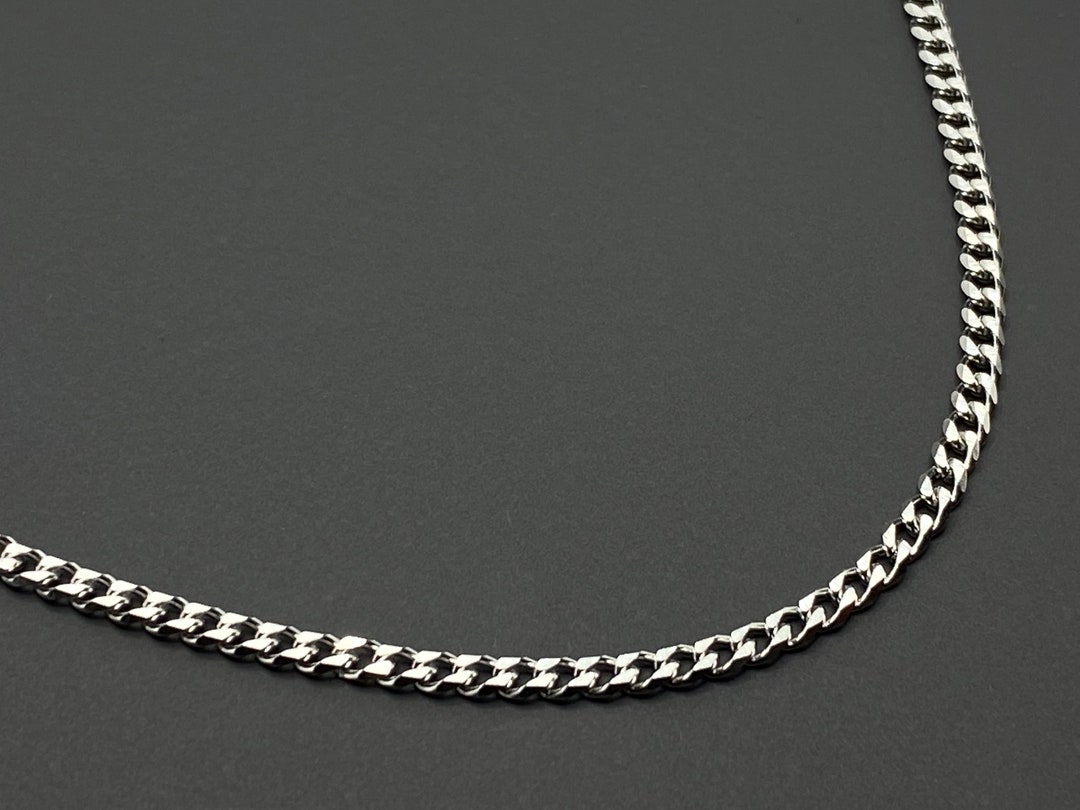 3MM Cuban Chain 3MM Cuban Stainless Steel Cuban Stainless Curb Chain ...