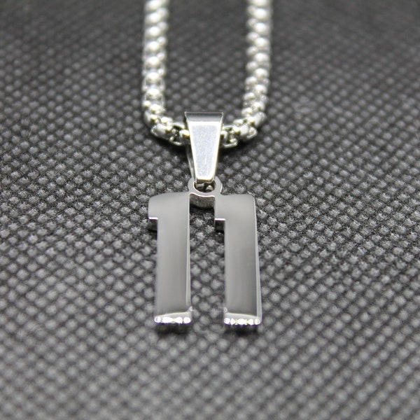 Number Necklace - Etsy
