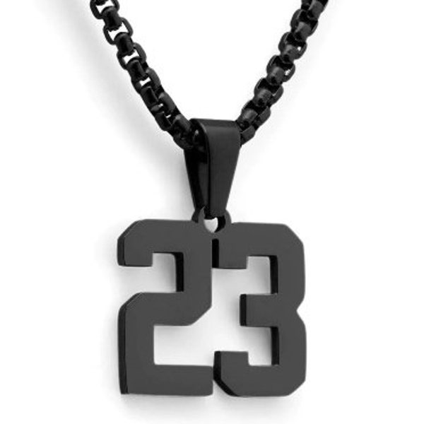 Number Necklace - Etsy