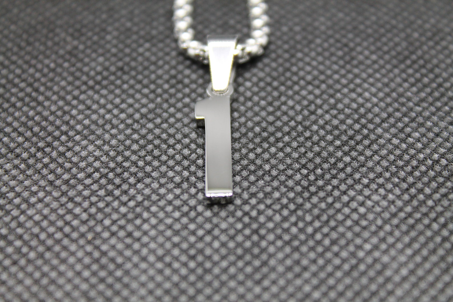 Number Pendant and Chain Number 1 | Etsy