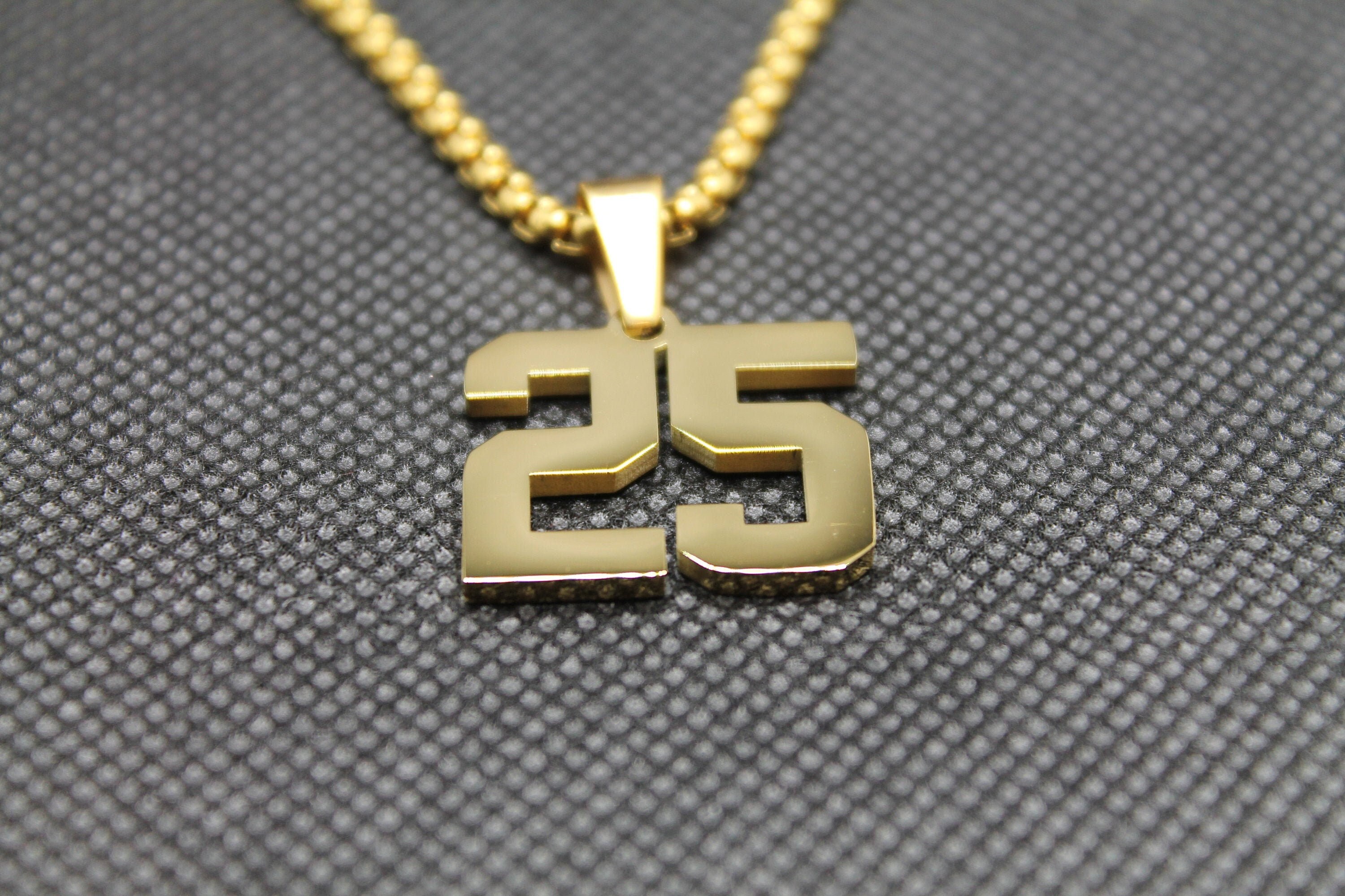 Number 25 Gold - Etsy