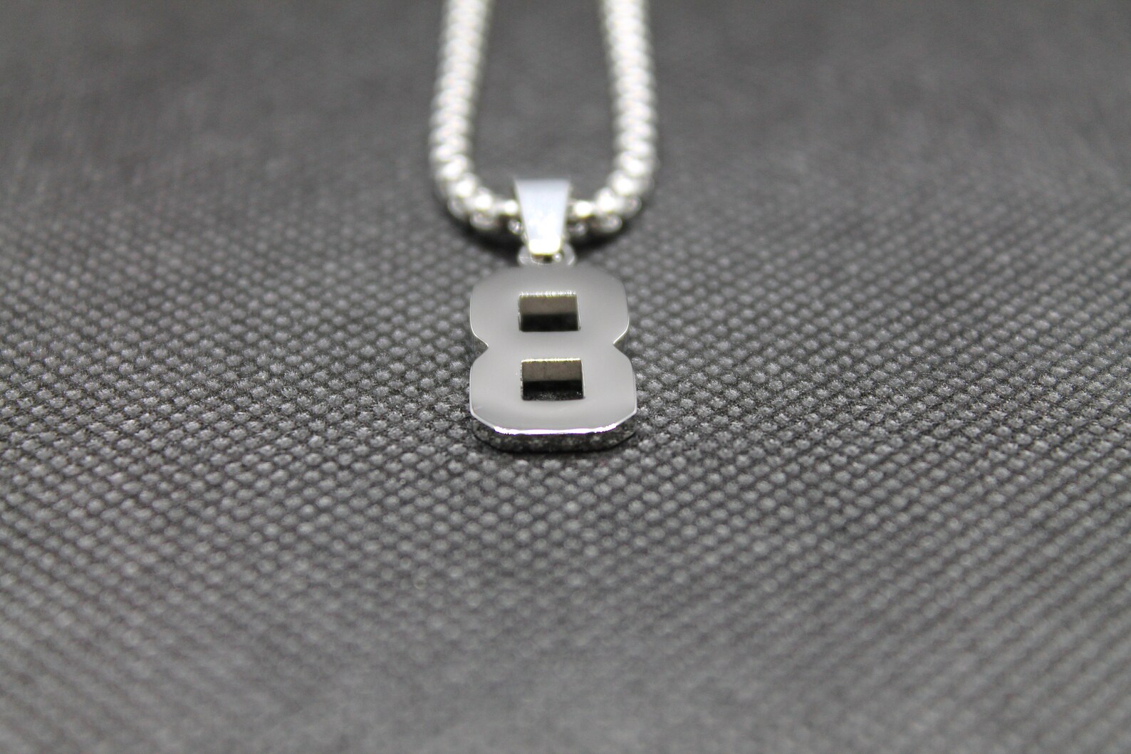 Number 8 Number Pendant and Chain Sports Jewelry | Etsy