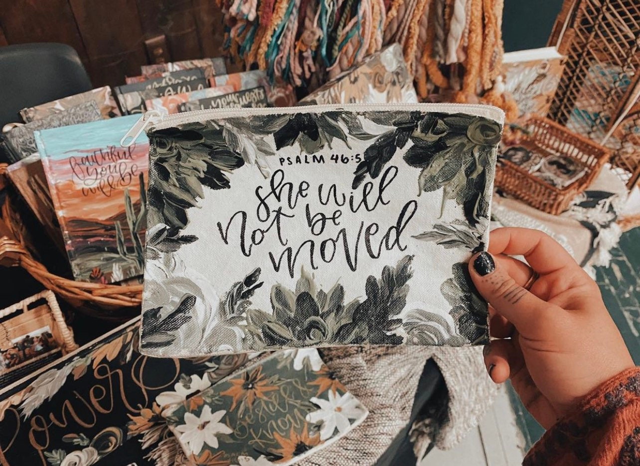 Hand Painted Pen Bags - Etsy