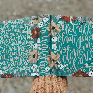 The Jeanette Bible | Hand Painted Journaling Bible - Etsy