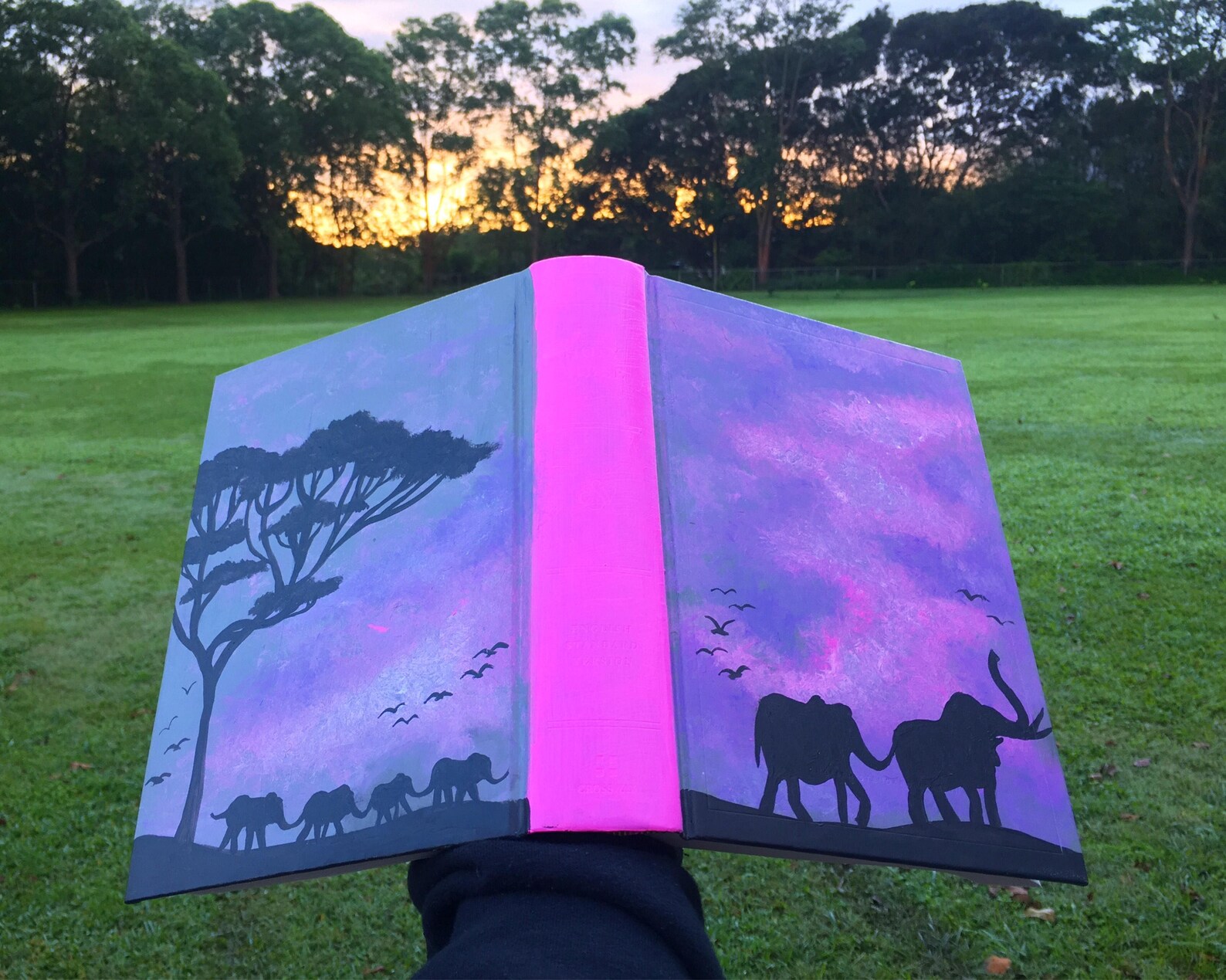 The Dawn Bible // Hand Painted Bible // ESV Journaling Bible | Etsy