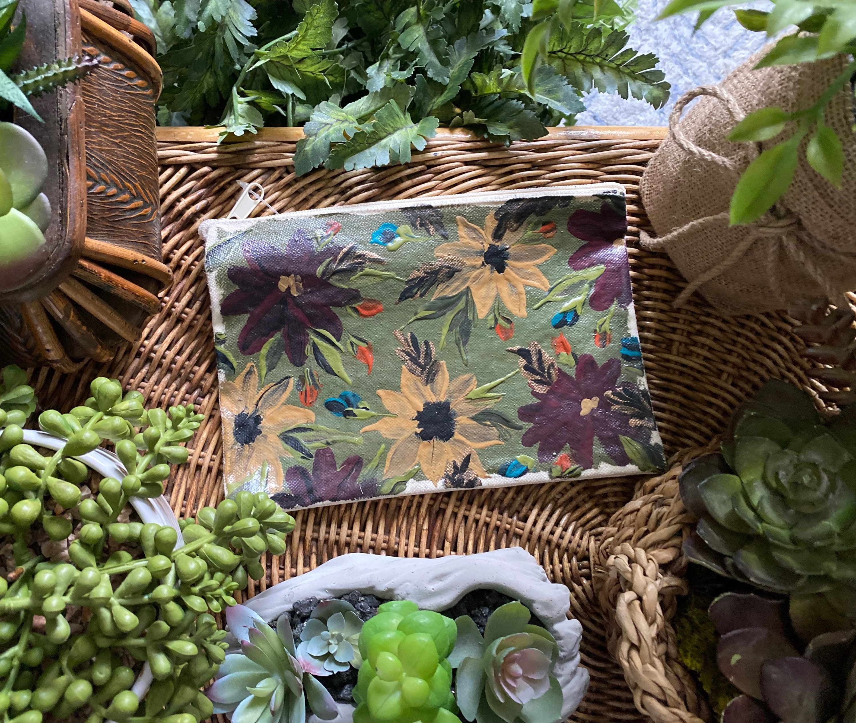 Hand Painted Pen Bags - Etsy