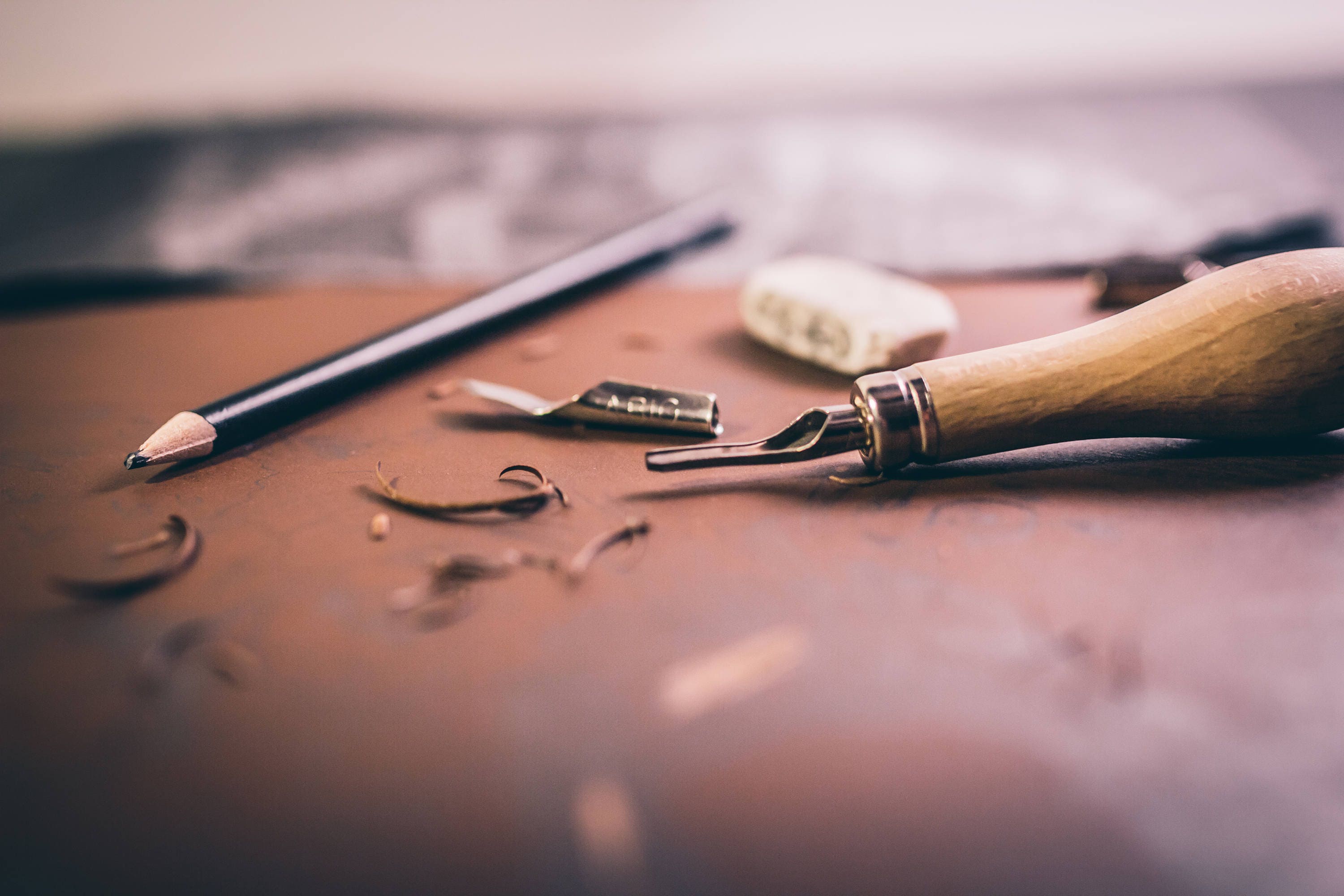 WOLF Linocut Print Hand-made Linoleum Ink Painting Lino | Etsy