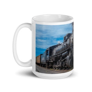 Steam Engine Coffee Mug | Train Drinkware | Railfan Gift | Present for ...
