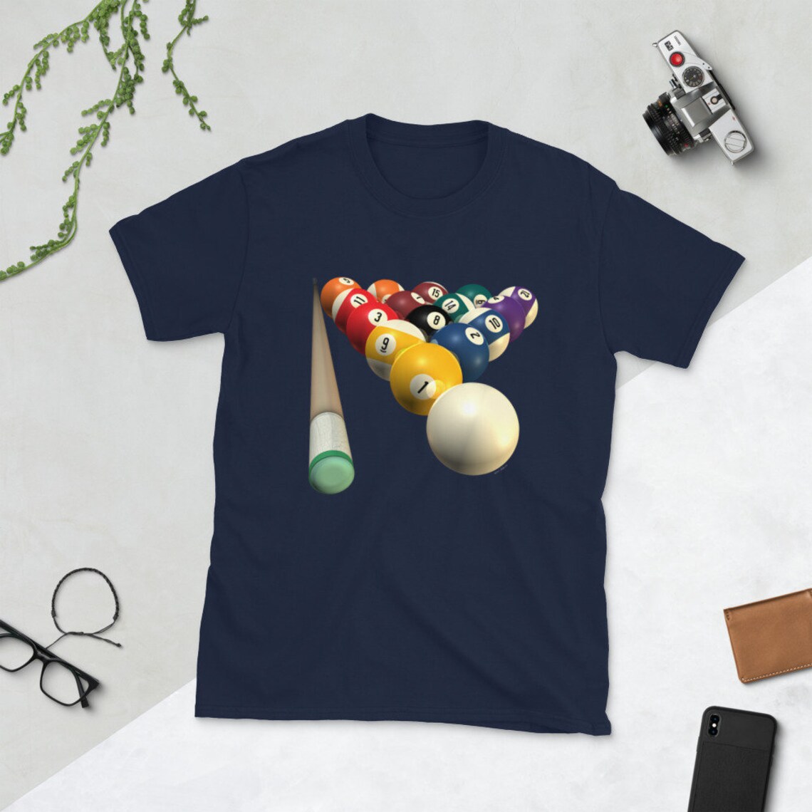 8-ball Pool Team T-shirt | Bar League Billiards Tee | Matching Pool ...